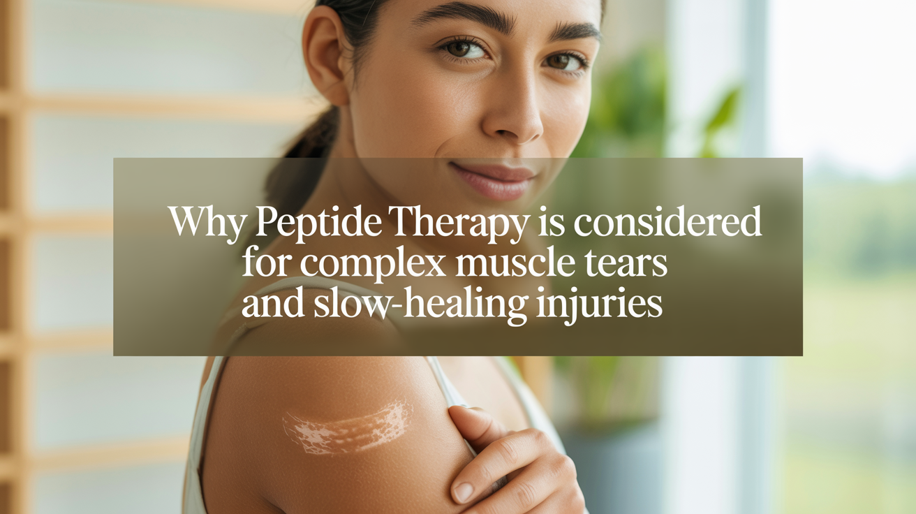 Peptide Therapy for Complex Muscle Tears & Slow-Healing Injuries ...